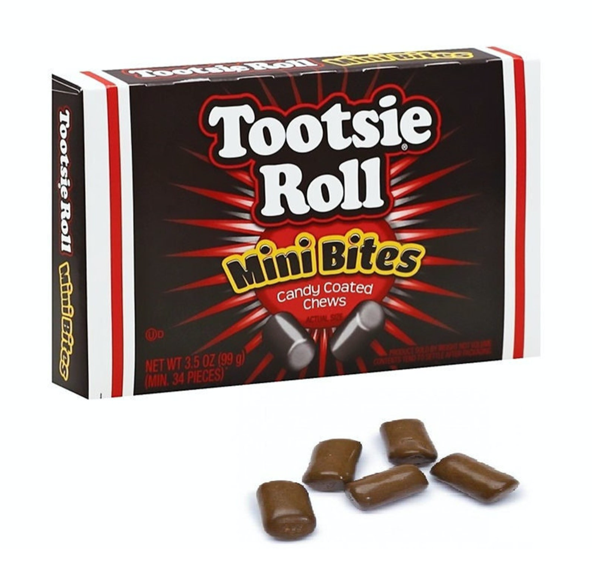 Tootsie Roll Mini Bites Theatre Box – OTR american candy Tootsie Roll Mini Bites Theatre Box – OTR american candy